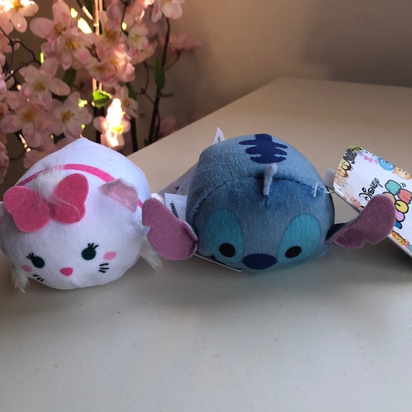 Disney | Toys | Disney Tsum Tsum Stitch And Marie Aristocrat | Poshmark